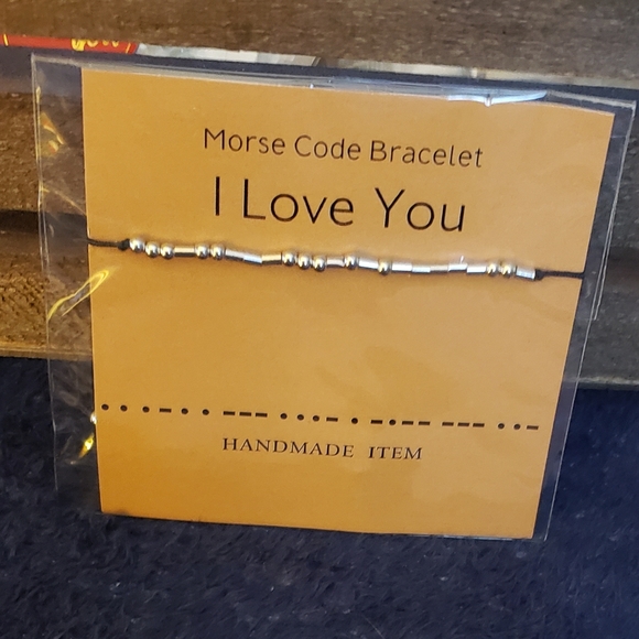 Jewelry | Morse Code I Love You Braclet | Poshmark